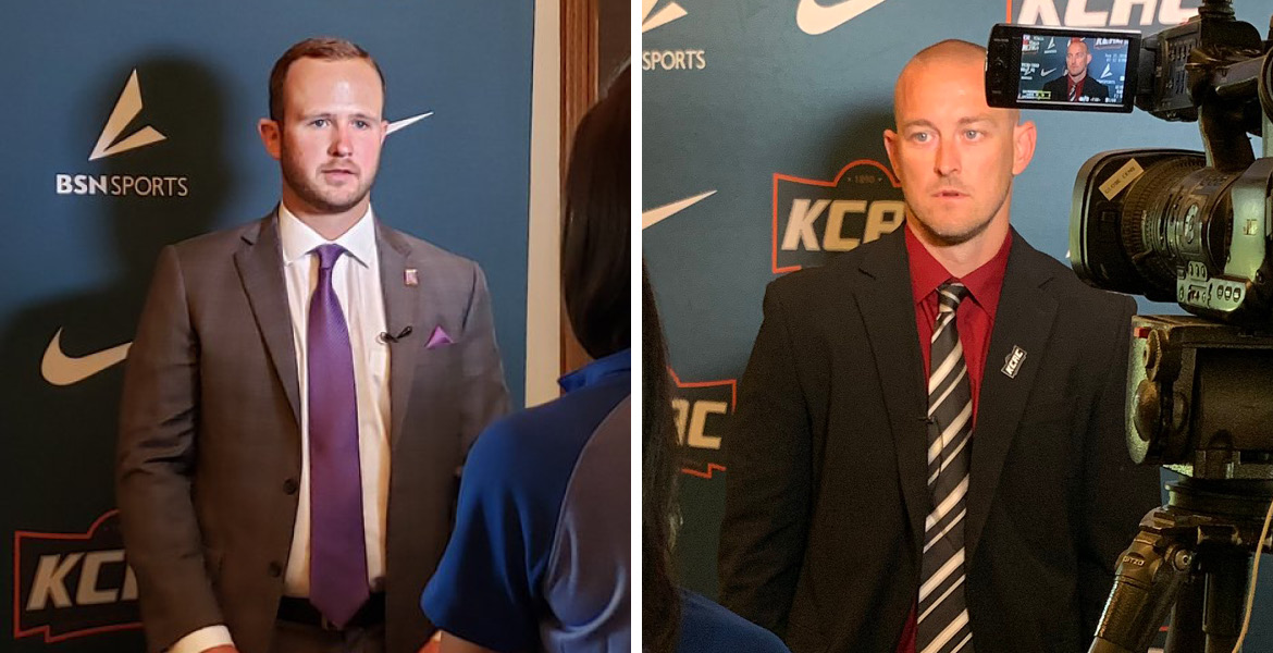 KCAC football coaches address media ahead of 2019 season | Kansas Pregame